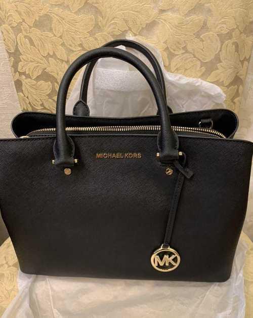 Сумка кожаная чёрная Michael Kors новая оригинал
