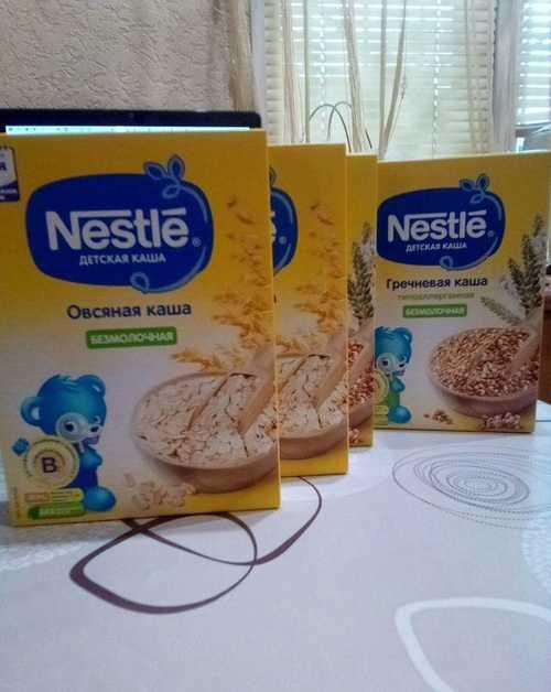 Детские каши Nestle
