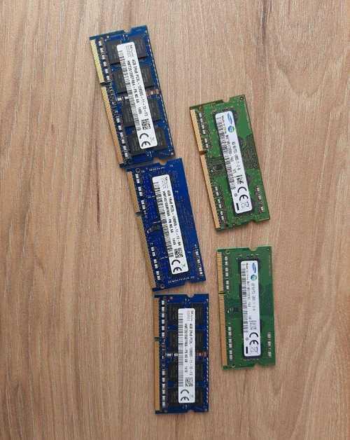 Модуль опереративной памяти ddr3l 4gb - 5 шт