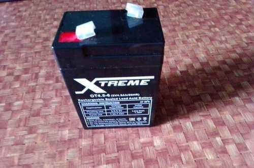 Аккумулятор Xtreme 6V 4.5Ah/20HR