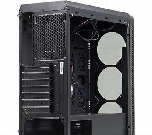 Корпус ATX Accord JP-X, Midi-Tower, без бп, черный