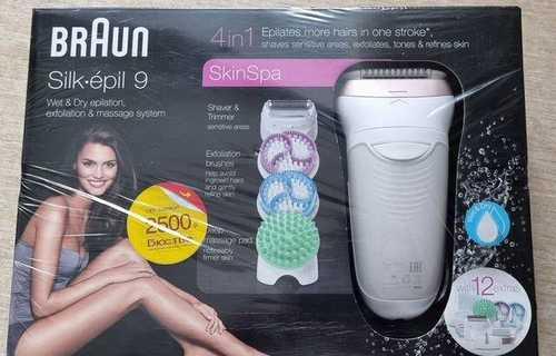 Эпилятор Braun Silk-épil 9, 4в1