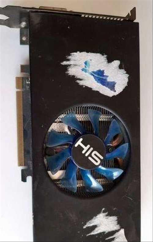 HIS AMD Radeon HD 6850 1gb на запчасти