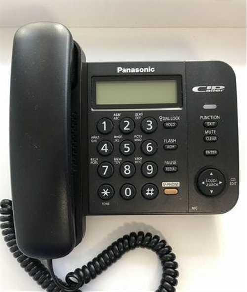 Телефон проводной Panasonic KX-TS2358 RU-B