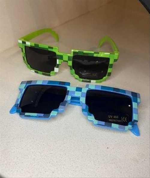 Детские солнечные очки Майнкрафт / Minecraft новые