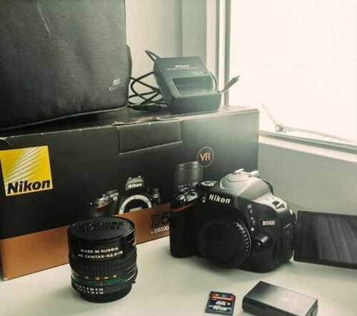 Комплект Nikon d5100+Зенитар 16мм 2.8