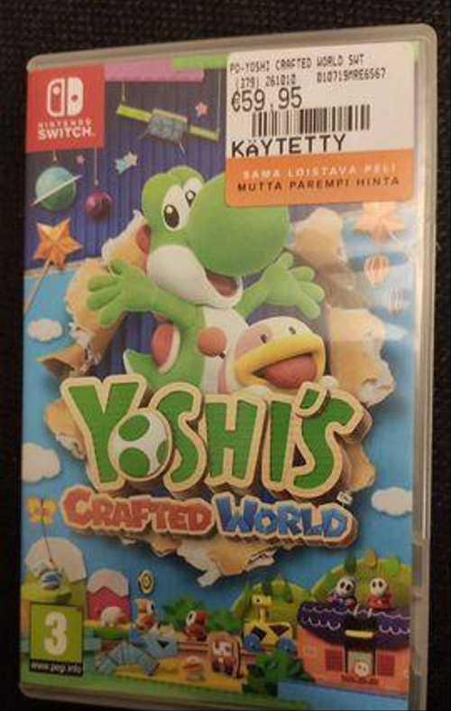 Картридж для Switch с игрой Yoshi's Crafted World