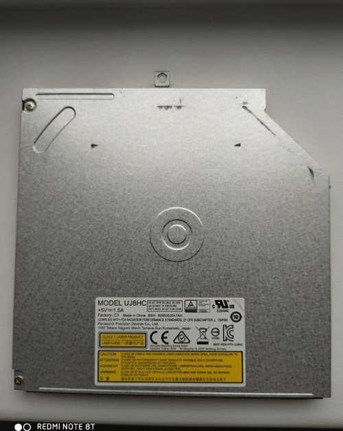 DVD-RW привод Panasonic UJ8HC для ноутбука