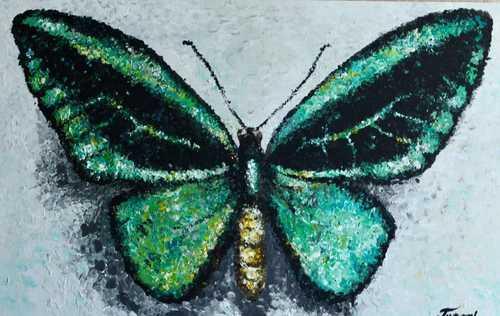 Картина «бабочка» 120х80