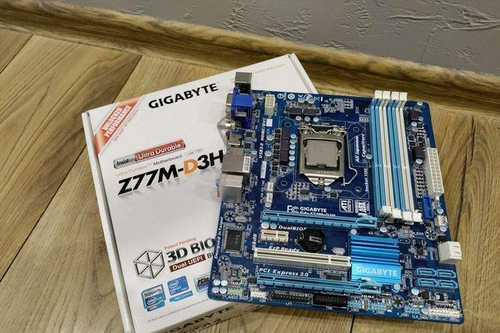 Материнская плата Gigabyte Z77M-D3H 1155