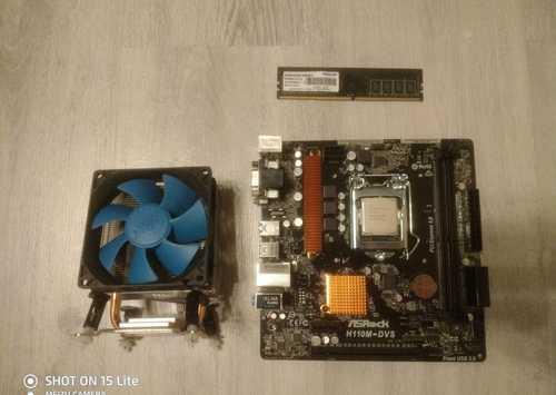Intel core i5 + Материнская плата ASRock H110M-DVS