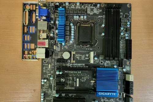 1155 Gigabyte GA-Z77X-D3H PCI-6шт проверка