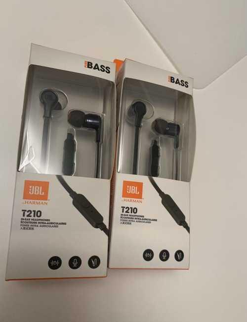 JBL Pure Bass T210 наушники