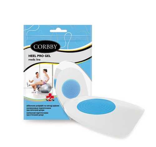 Подпяточник гелевый corbby Heel Pro Gel
