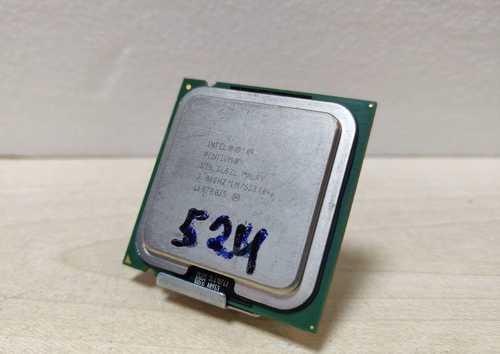 Разгон intel pentium 4 524