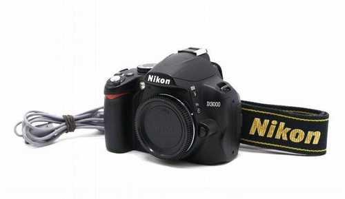 Nikon D3000 body (пробег 8439 кадров)