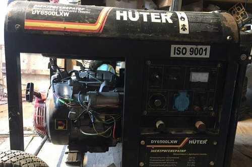 Генератор huter dy 6500 lxw