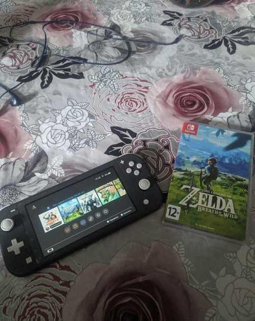 Nintendo Switch lite, zelda botw 64gb