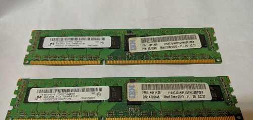 Серверная оперативная память 4gb ddr3 pc3L10600Reg