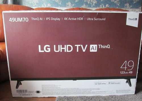 Новый Телевизор 49" LG 49UM7090 Гарантия Ростест