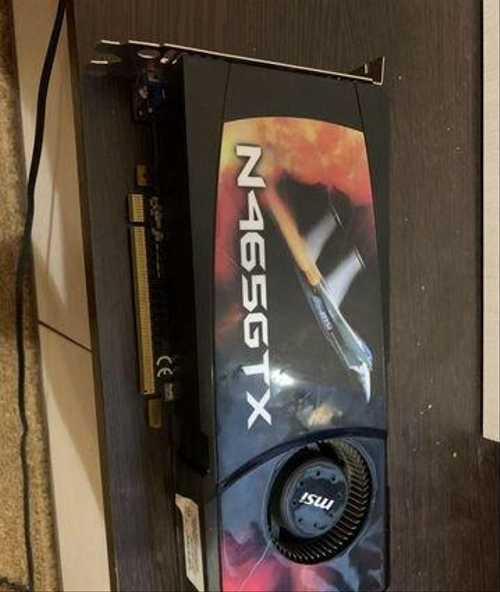 Видеокарта MSI GeForce GTX 465 1 Гб gddr5