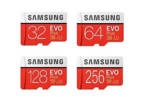 Карта памяти MicroSD Samsung Evo Plus