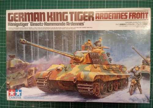 Модель танка tamiya german king tiger