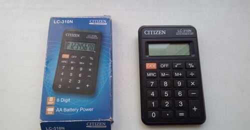 Калькулятор citizen LC-310N
