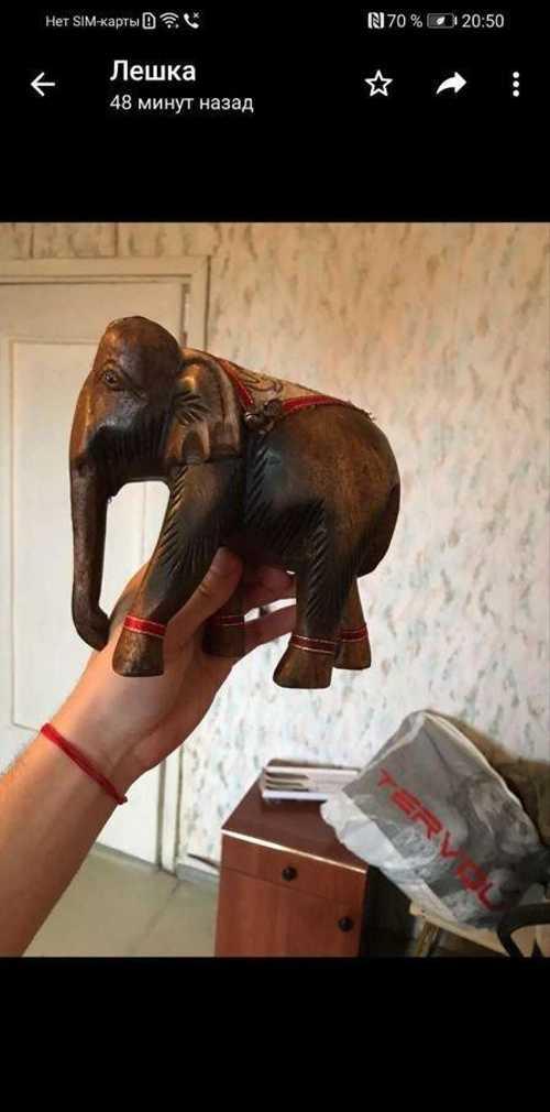 Слон статуеткы деревянный индия