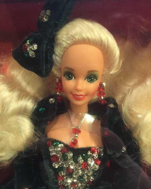 Ретро кукла Барби Barbie happy holidays 1991