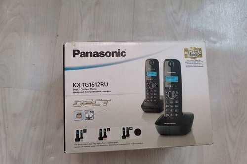 Panasonic стационарный телефон с двумя трубками