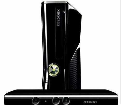 Xbox 360 slim + kinnect (не шитый)