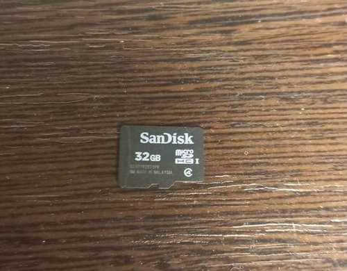 Флеш-карта Sandisk microsdhc 32GB