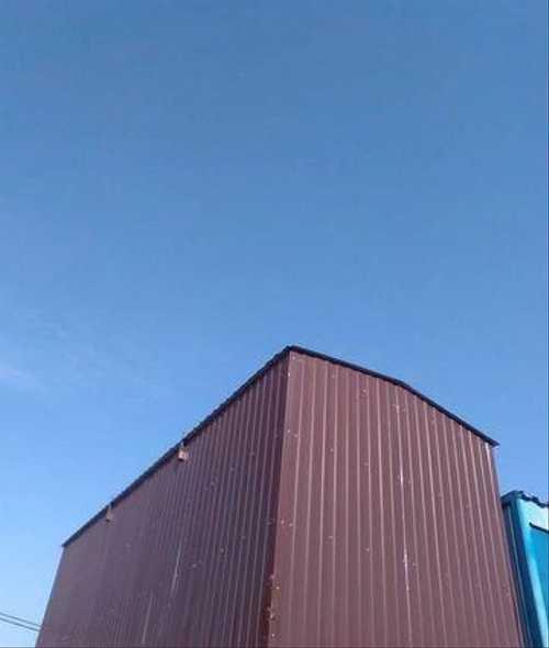 Бытовка из цветного профлиста, 6м
