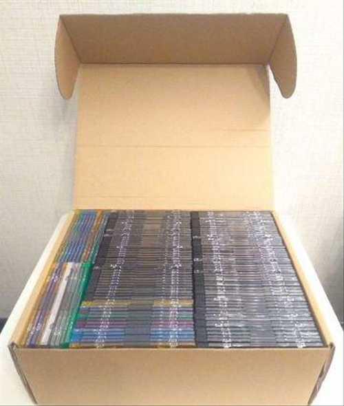 Коробки для cd/dvd дисков (130 штук)