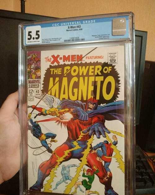 Комикс X-Men #43 (1968) CGC 5.5