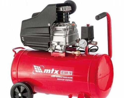 Воздушный компрессор MTX DC1500L/50, 1,5 кВт, 50 л
