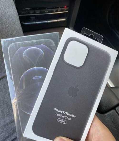 iPhone 12 Pro Max 128 + Leather Case рст новые