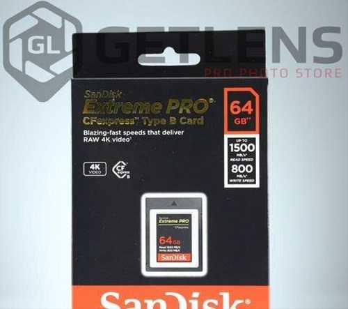 Sandisk Extreme Pro CFExpress Type B 64Gb
