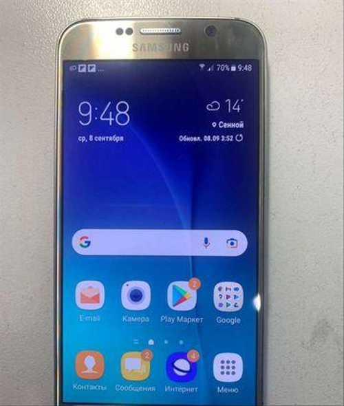 Телефон Samsung Galaxi S6 3/64 гб