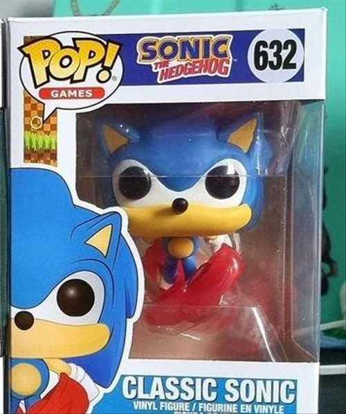 Funko pop. Sonic classic 632 (Соник)