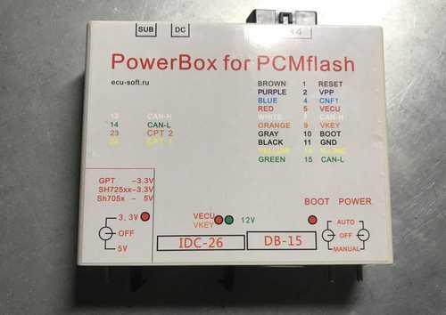 Powerbox for pcmflash схема