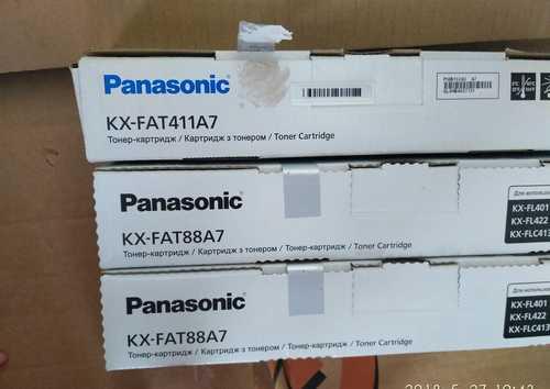 Тонер-картридж panasonic kx-fat411a7