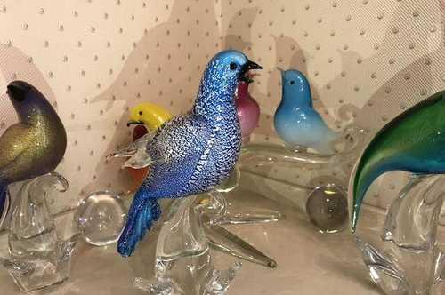 Птица с серебром стекло Murano, Италия