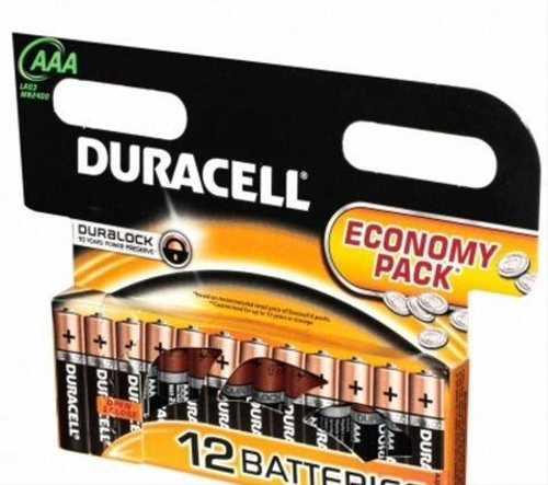 Батарейки duracell AAA