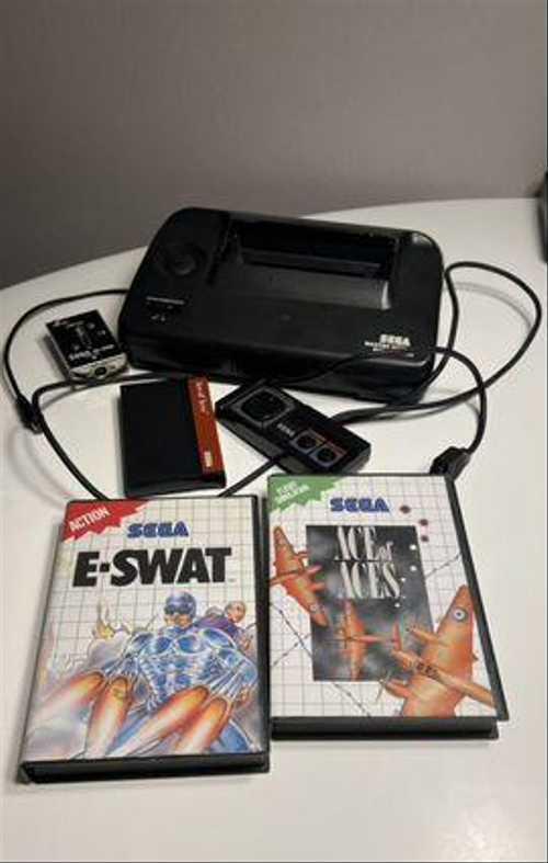 Sega master system 2 power + 2 игры