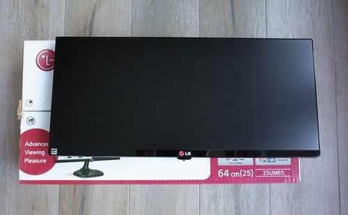 Монитор LG 25UM65-P 25" IPS 2560x1080 75Hz черный