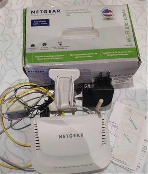 Модем-маршрутизатор adsl wi-fi netgear jdgn1000