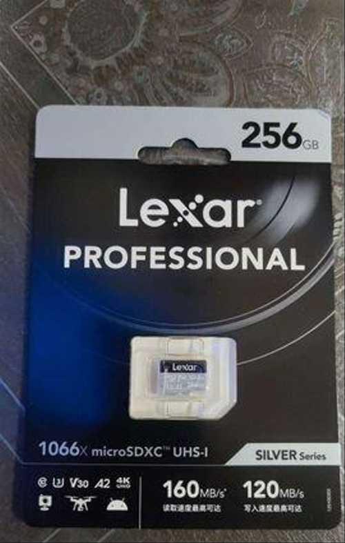 MicroSD Lexar Professional 1066x 256Gb