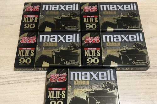 Аудиокассеты Maxell XLll-S 90 5 штук